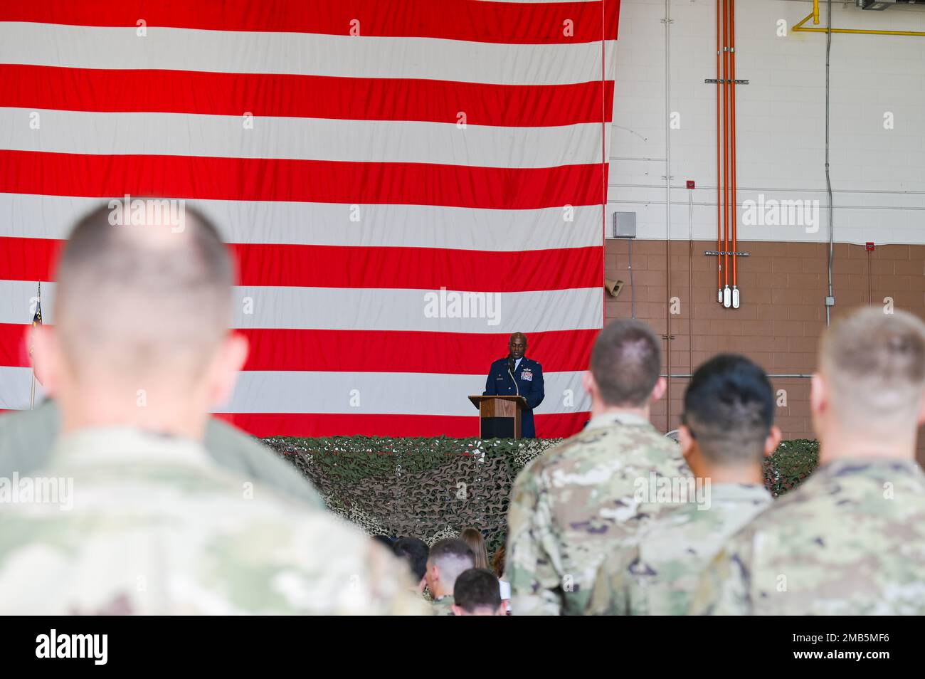 U.S. Air Force Col. Sheldon B. Wilson, the outgoing commander of the ...
