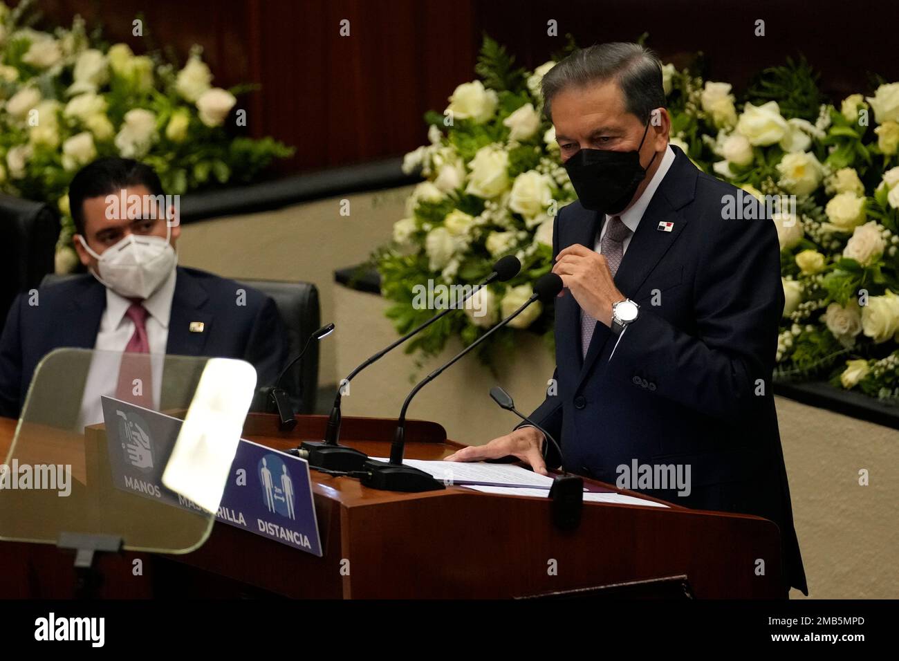 Panama's President Laurentino Cortizo gives his third State of the ...