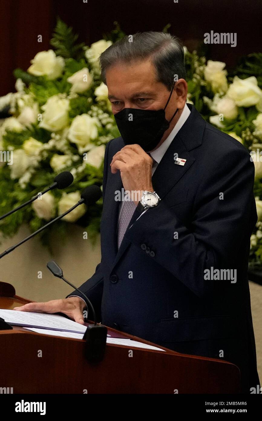 Panama's President Laurentino Cortizo gives his third State of the ...