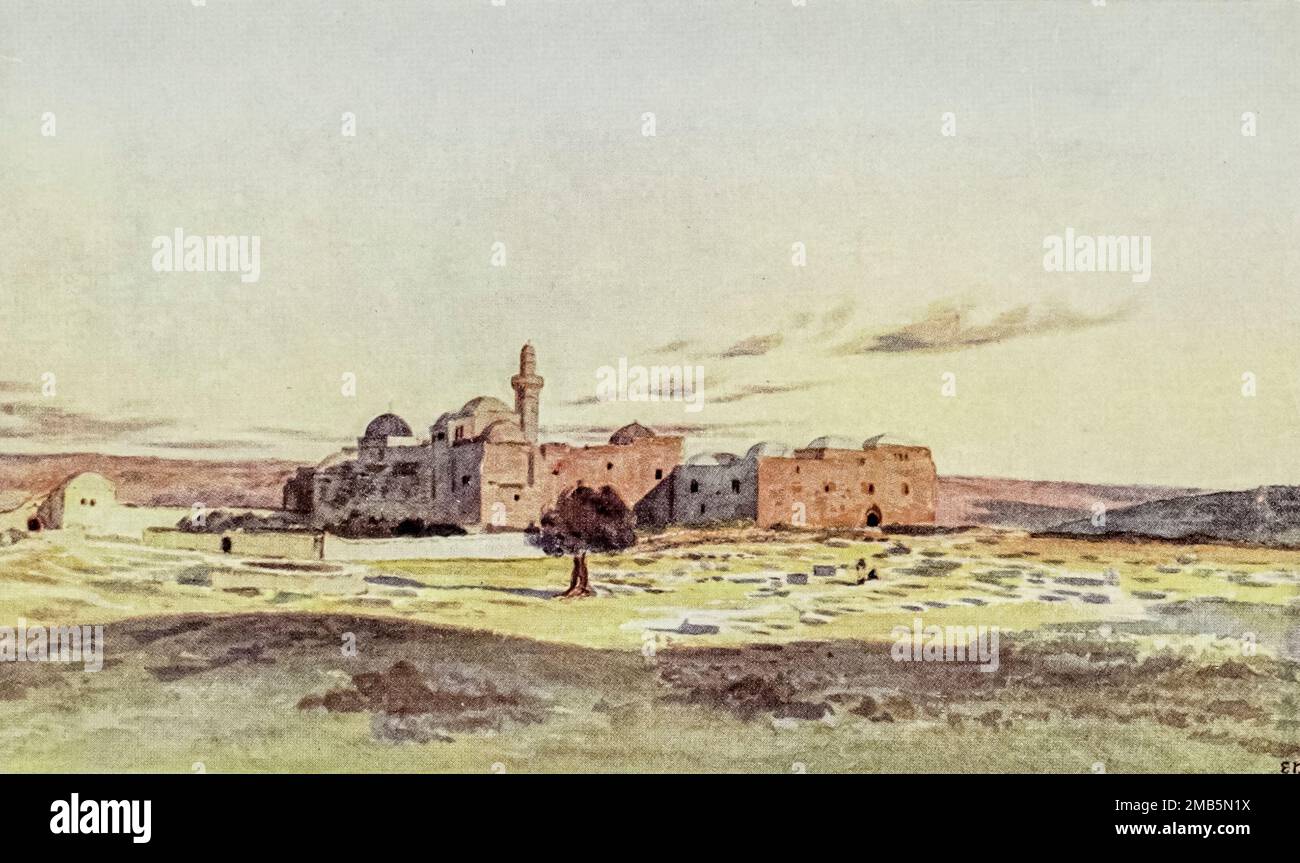 THE CENACULUM. SITE OF THE HOUSE OF THE LAST SUPPER The mass of ...