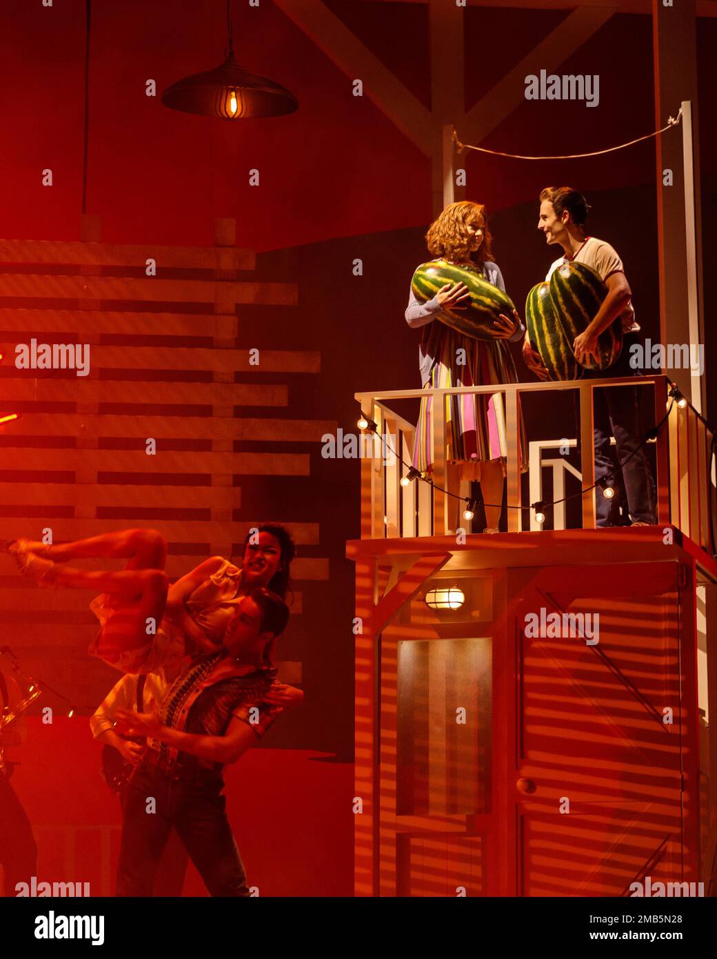 Dominion Theatre, London, UK. 20th January 2023. Kira Malou (Baby) and ...