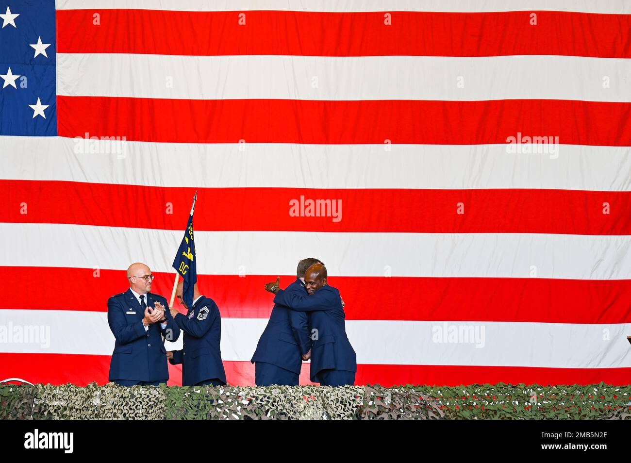 U.S. Air Force Col. Sheldon B. Wilson relinquishes command of the 165th ...