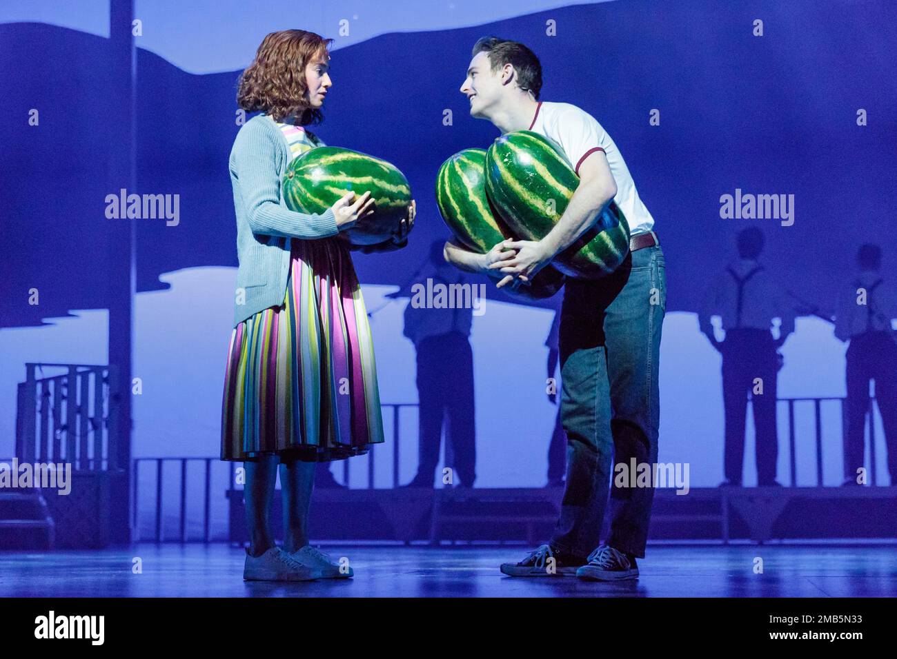 Dominion Theatre, London, UK. 20th January 2023. Kira Malou (Baby) and ...