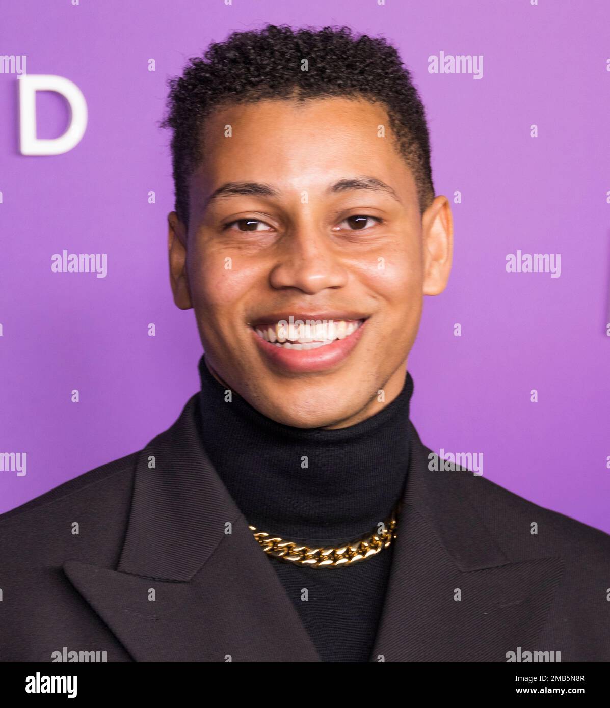 Donald Dash arrives at the premiere of the AppleTV+ show"Truth Be Told ...