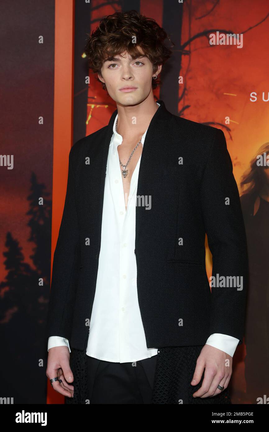 Los Angeles, Ca. 19th Jan, 2023. Tyler Lawrence Gray at the LA premiere ...