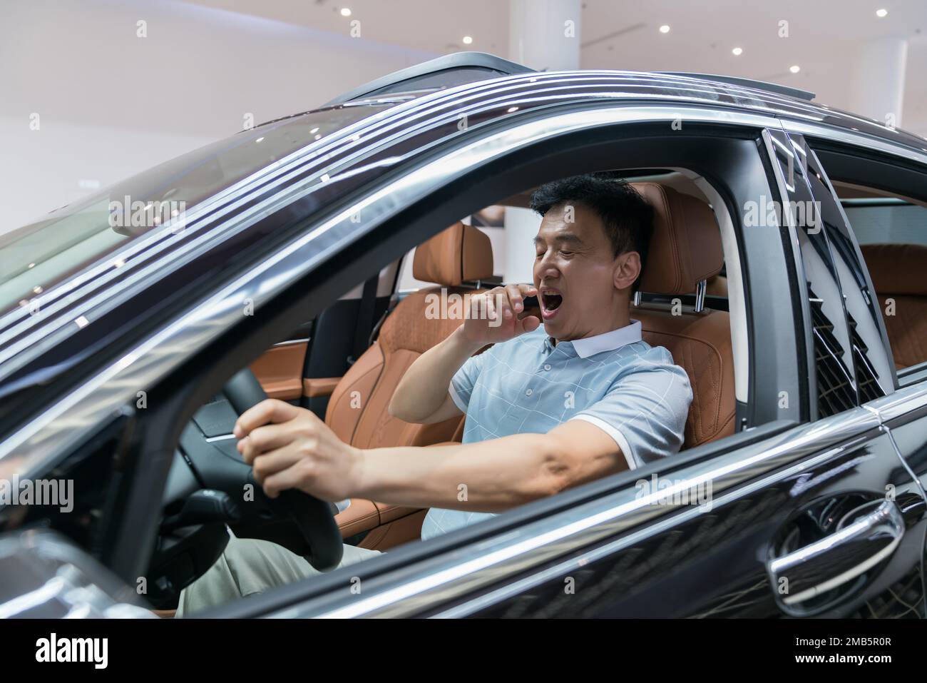 Business men driving Stock Photo - Alamy