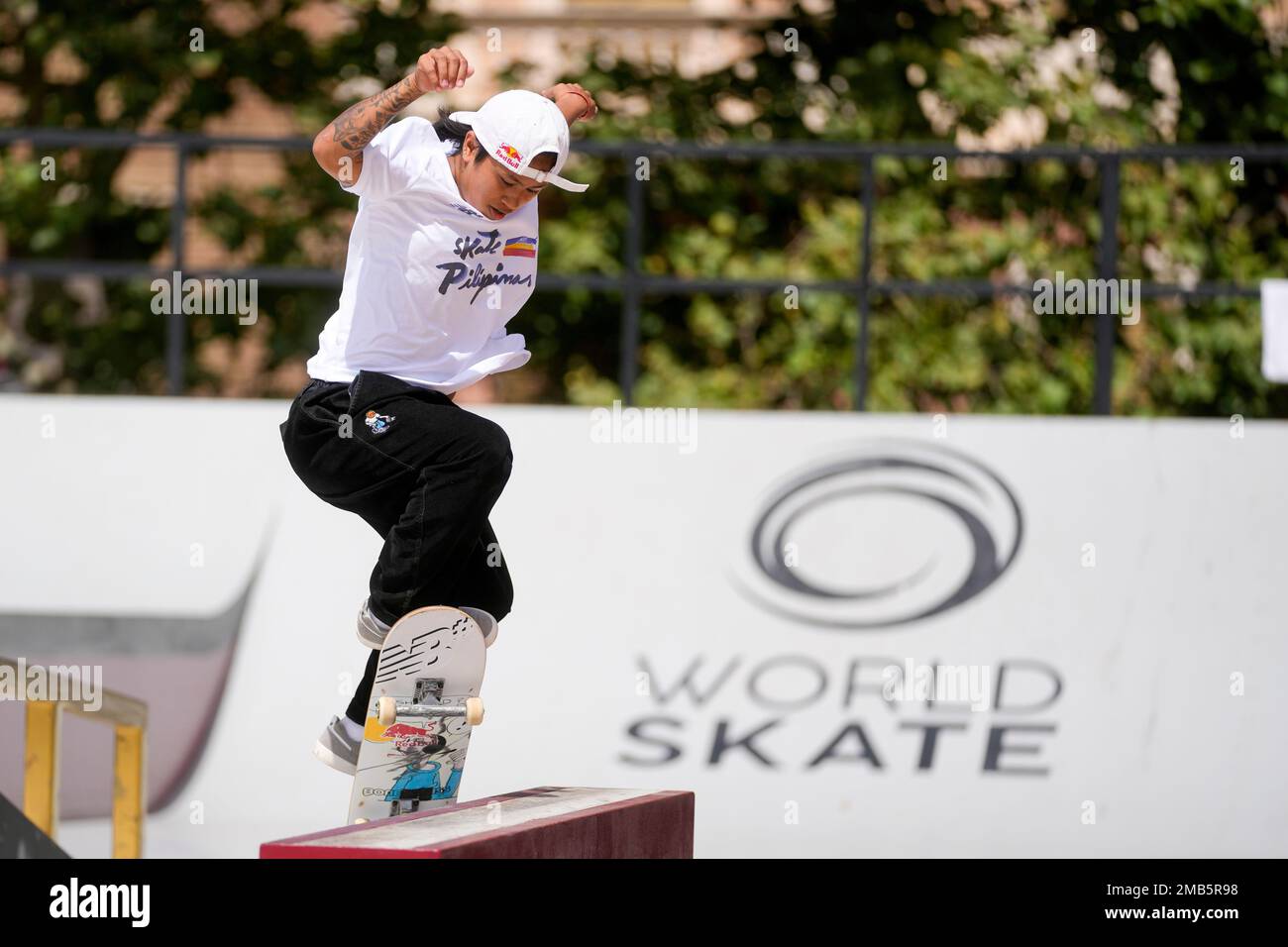 Margielyn Didal of the Philippines in action during the quarterfinals ...