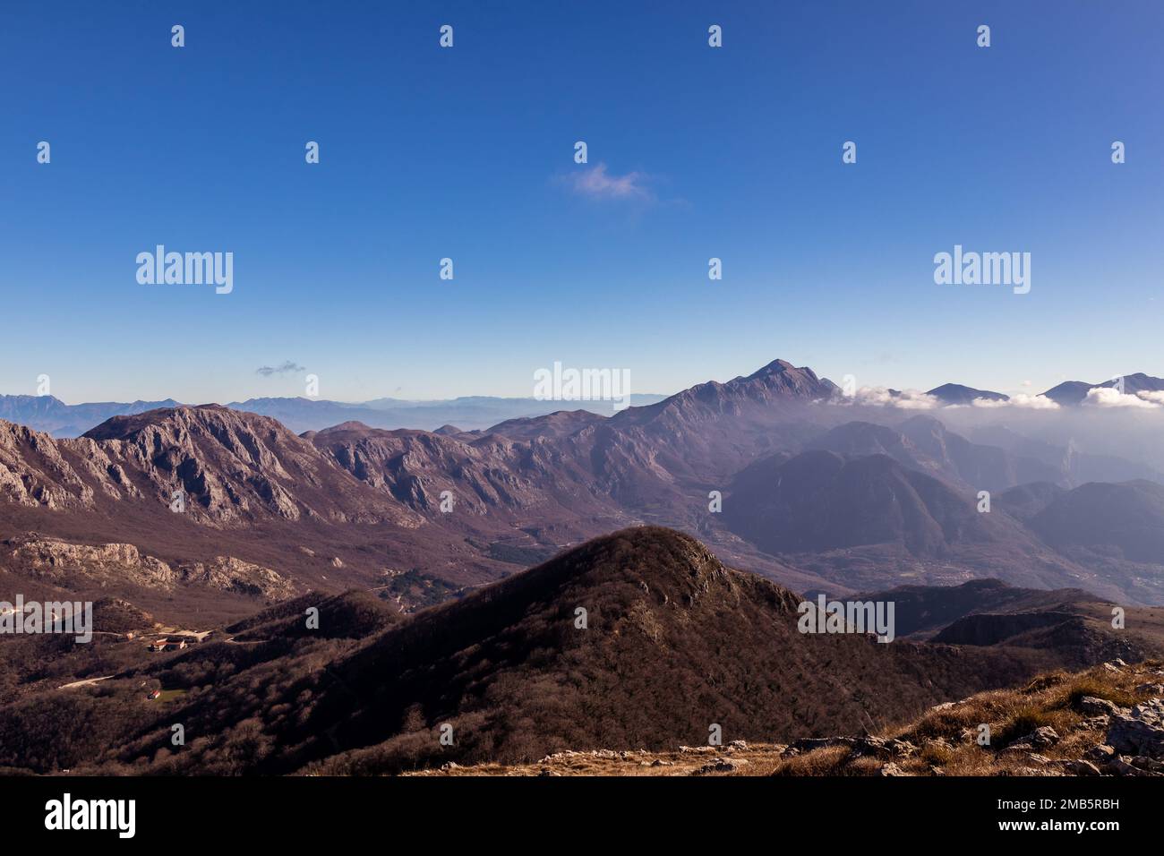 The Balkan mountains, a magical and beautiful panorama Stock Photo - Alamy