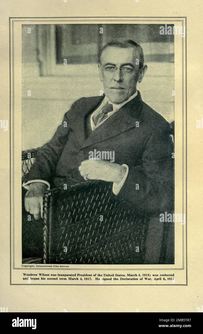 Vintage photo of woodrow wilson hi-res stock photography and images - Alamy