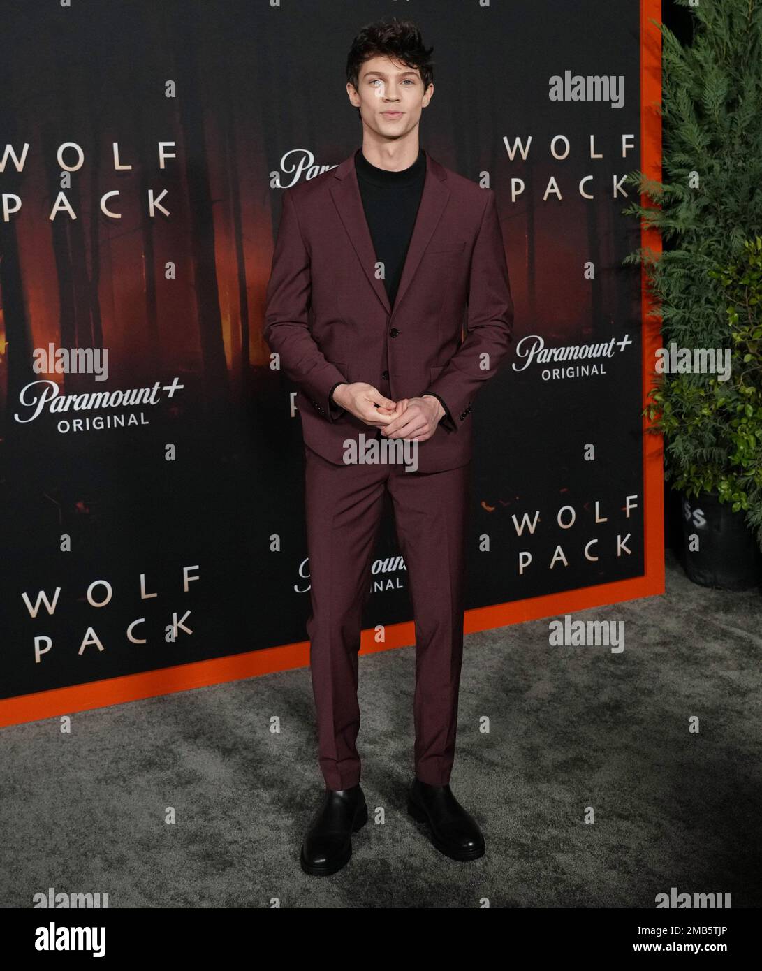 Los Angeles, USA. 19th Jan, 2023. Zack Nelson arrives at Paramount 's WOLF PACK Los Angeles ...