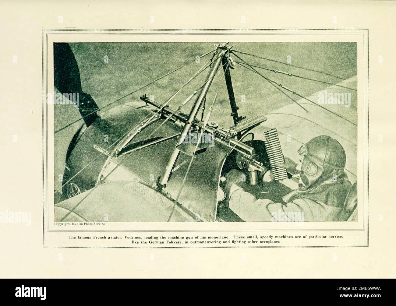 Famous French Aviator, Vedrines from the book The story of the great ...