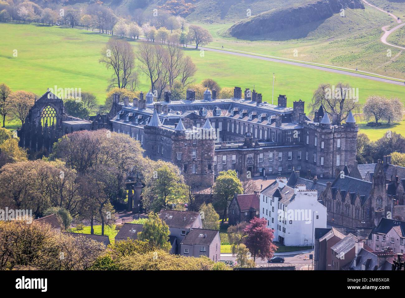 Official residence queen elizabeth ii in scotland hi-res stock ...
