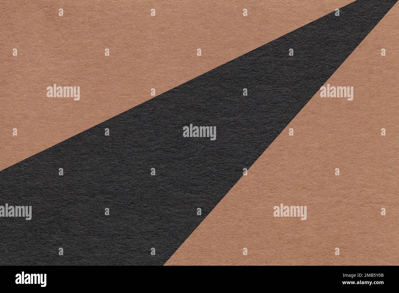 Texture of old craft brown and black color paper background, macro ...