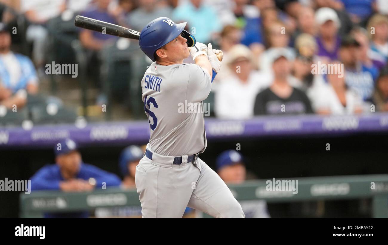 Los Angeles Dodgers catcher Will Smith (16) during the fourth inning of ...