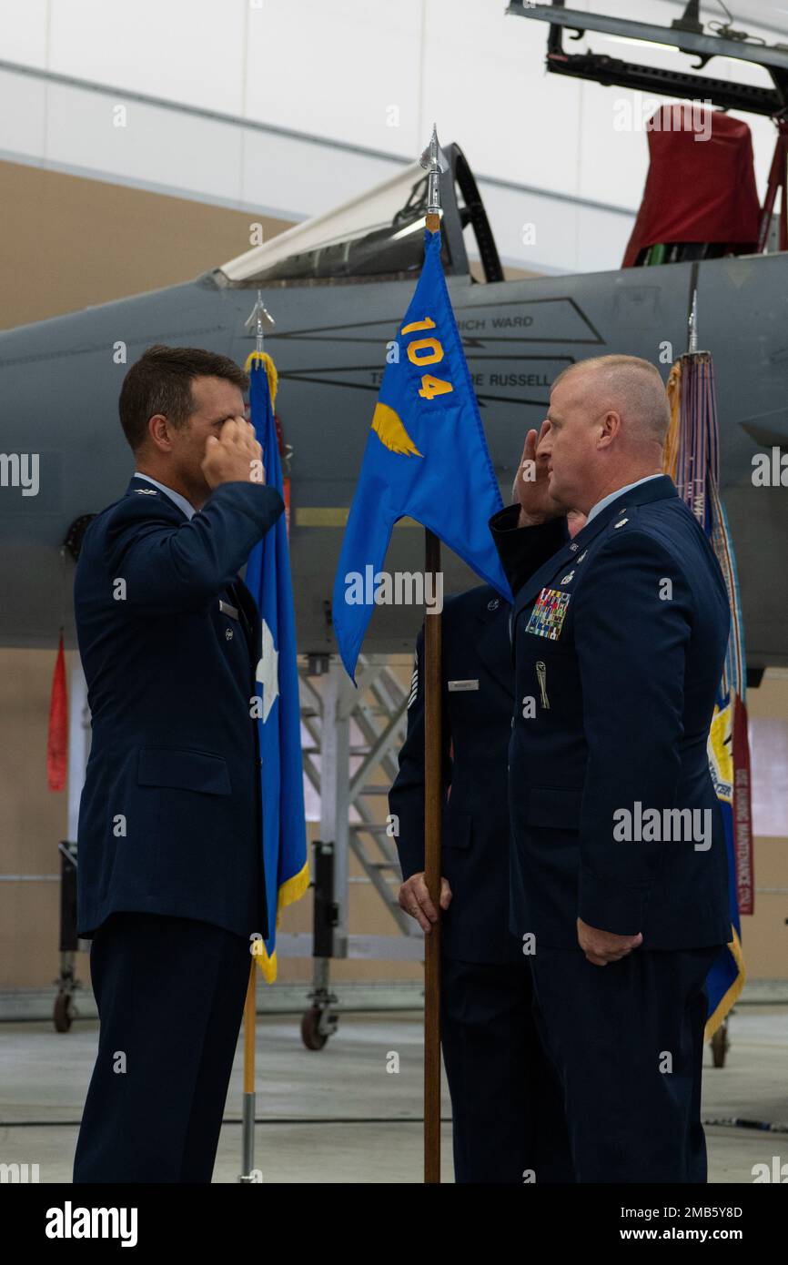 U.S. Air Force Col. David ‘Moon’ Halasi-Kun, 104th Fighter Wing ...