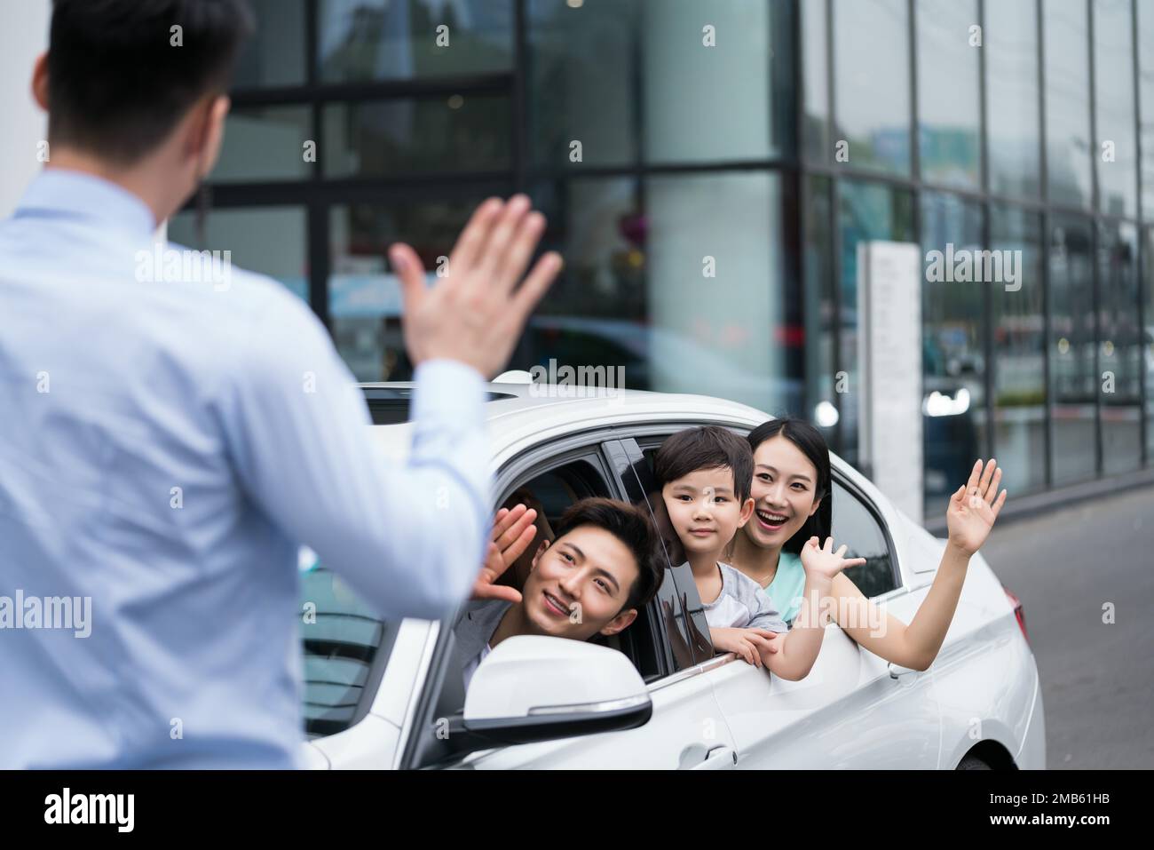 Three of choose and buy cars Stock Photo - Alamy