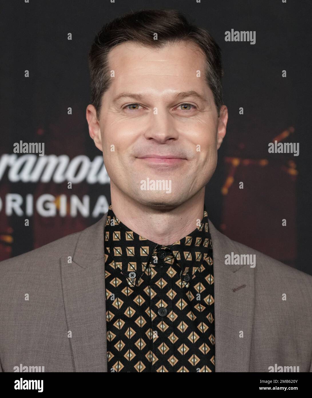 Los Angeles, USA. 19th Jan, 2023. John Patrick Jordan arrives at Paramount 's WOLF PACK Los ...