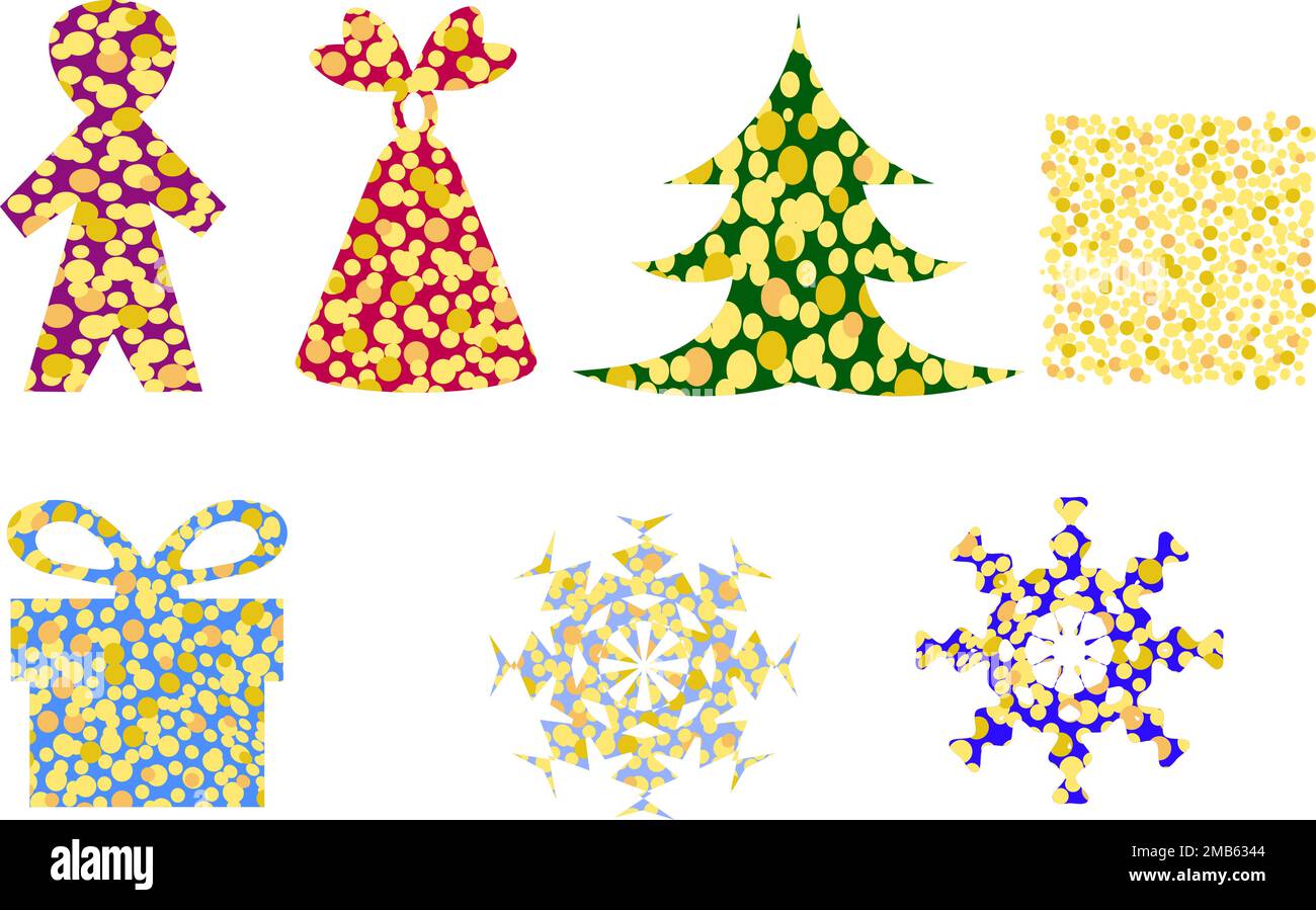 Pink glitter christmas tree Stock Vector Images - Alamy