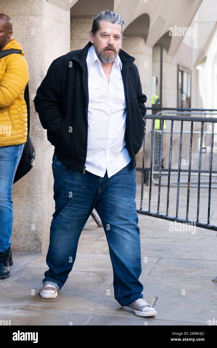 US citizen Jason Penrose, 49, leaves the Old Bailey in central London ...