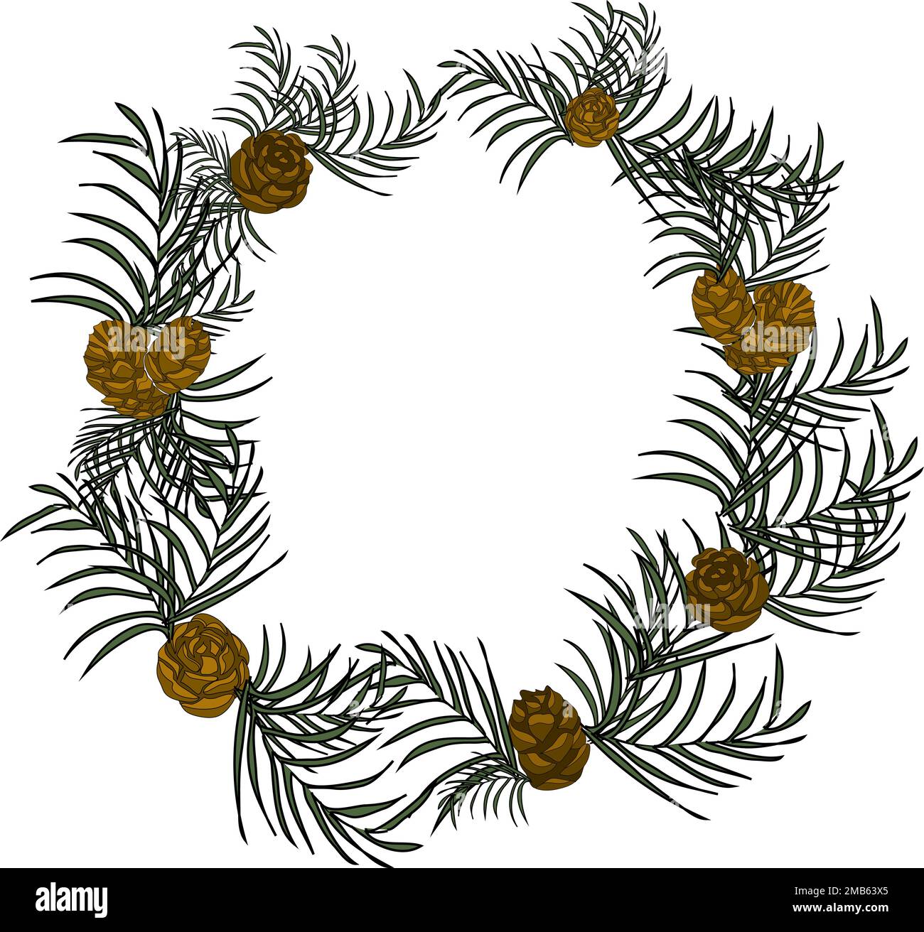 Conifer clipart Cut Out Stock Images & Pictures - Alamy