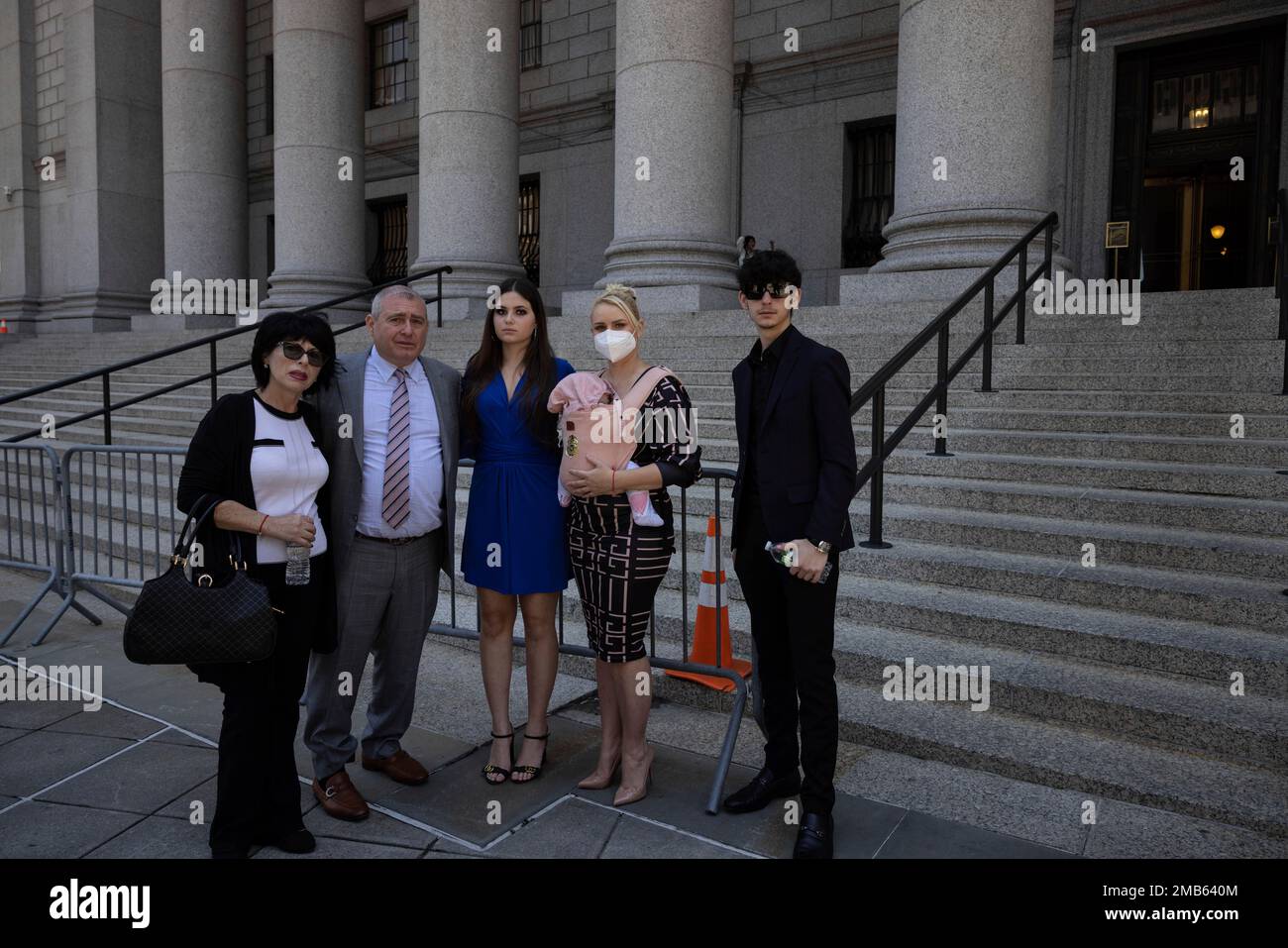 Lev Parnas, second from left, and his family members pose for a picture ...