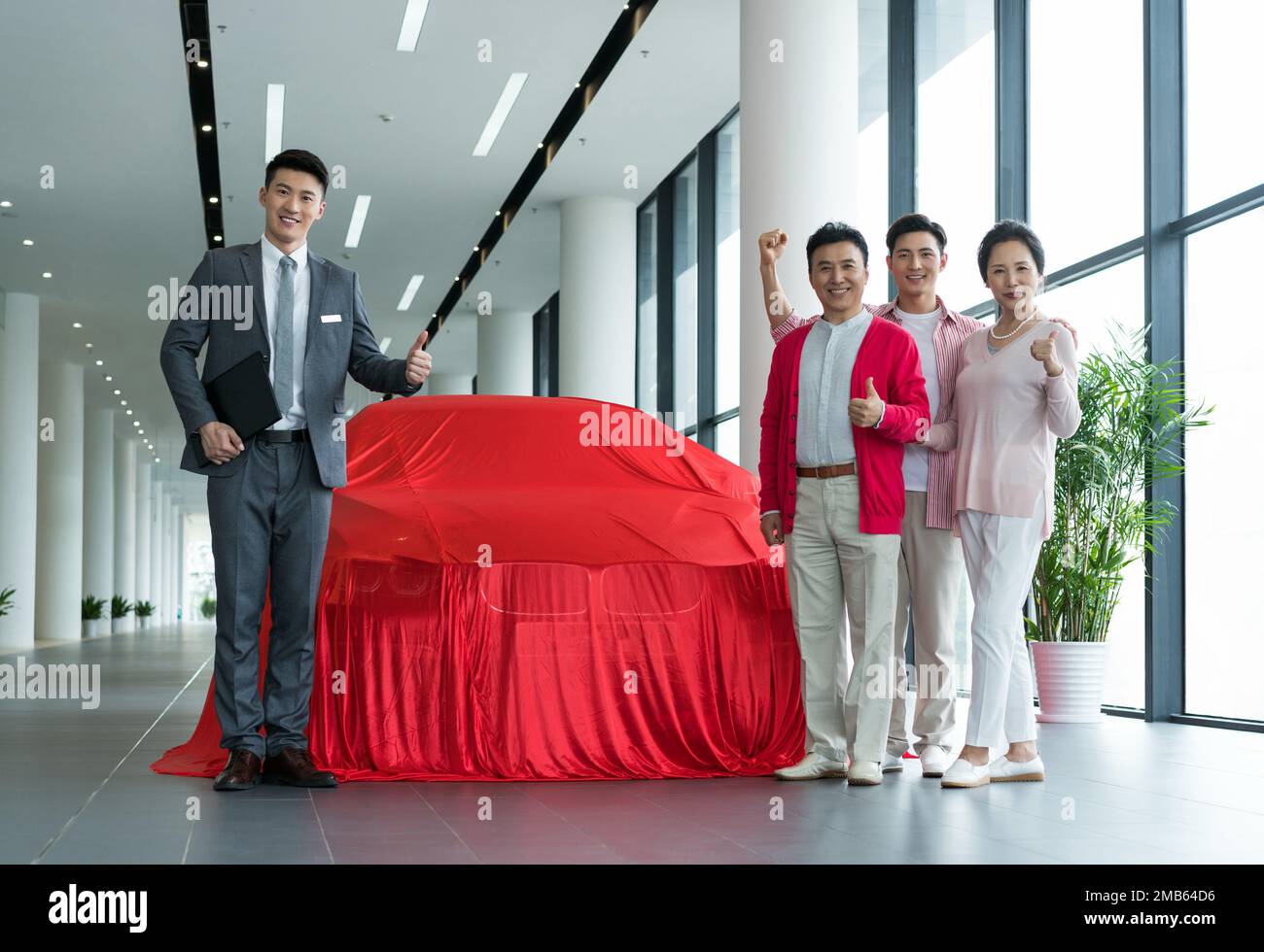 Three of choose and buy cars Stock Photo - Alamy