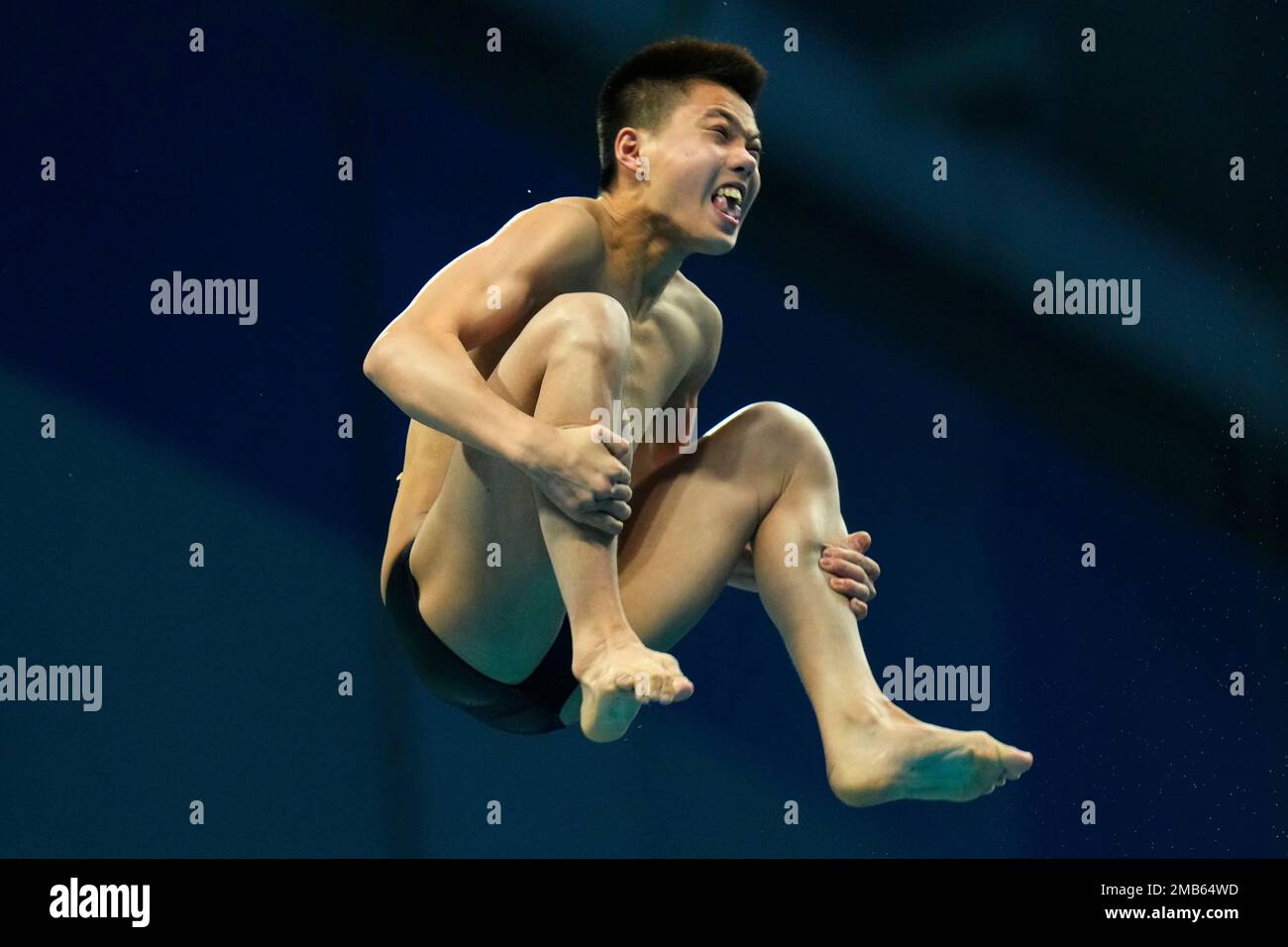 Pls run for caption correction Bai Yuming of team China competes during ...