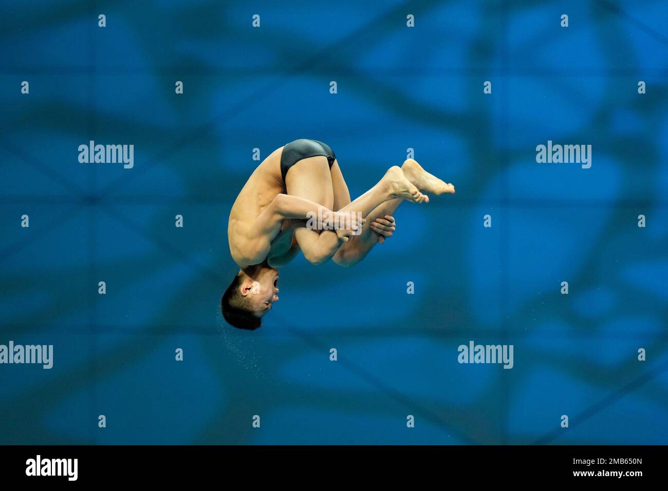 CAPTION CORRECTS DIVER'S ID Bai Yuming of team China competes competes ...