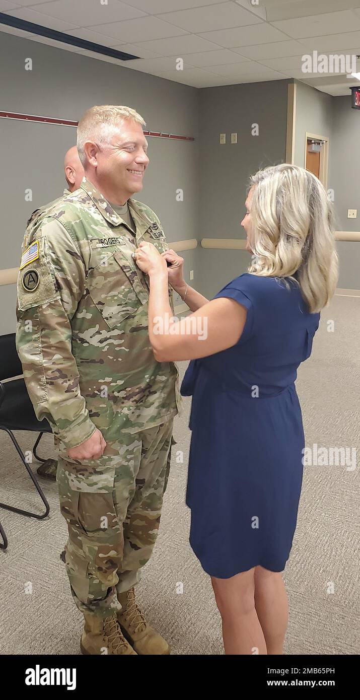 U.S. Army Lt. Col. Greg Rogers, 174th Air Defense Artillery Brigade ...