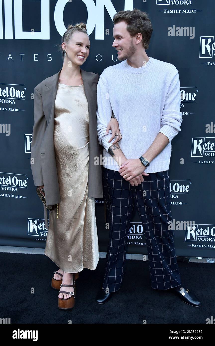 Tessa Hilton, left, and Barron Hilton attend a Hilton Summer Party on ...