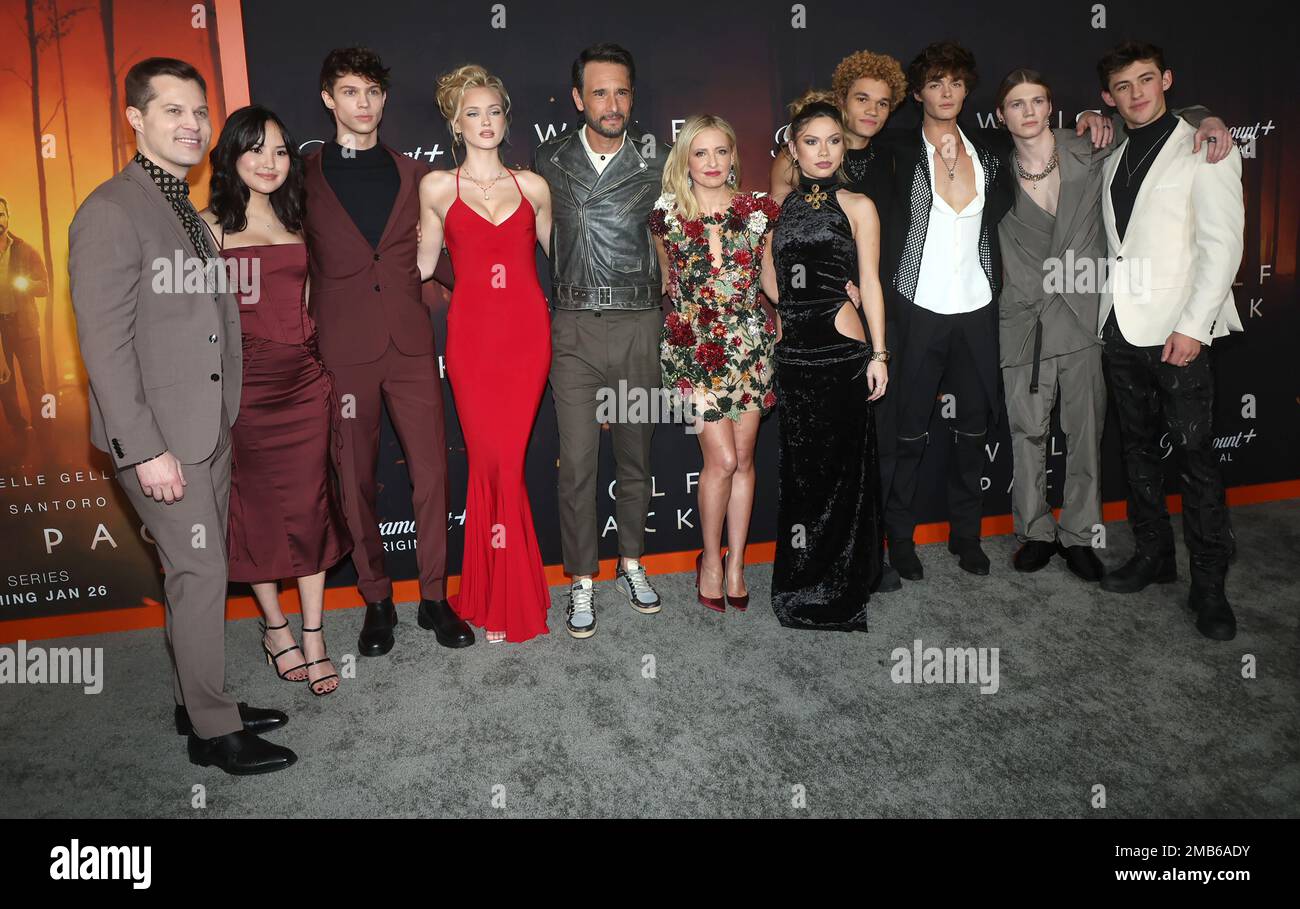 Los Angeles, Ca. 19th Jan, 2023. John Patrick Jordan, Stella Smith ...