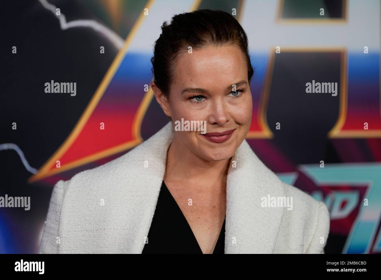Actor Krew Boylan during a red carpet event for the movie premiere of ...