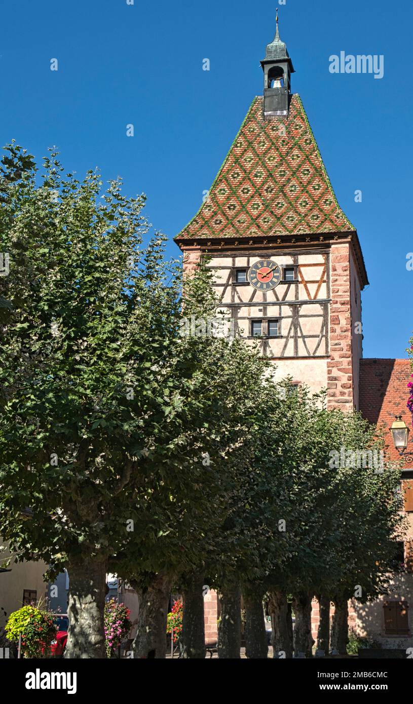 Porte Haute, Bergheim, Alsace, France Stock Photo - Alamy