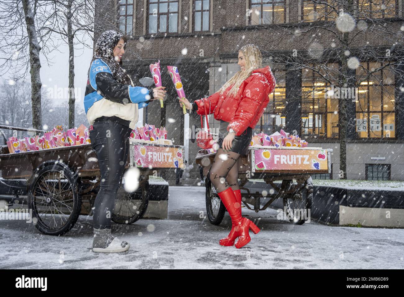 Netherlands, Amsterdam, 20-1-2023. Influencer Leslie Versprille ...