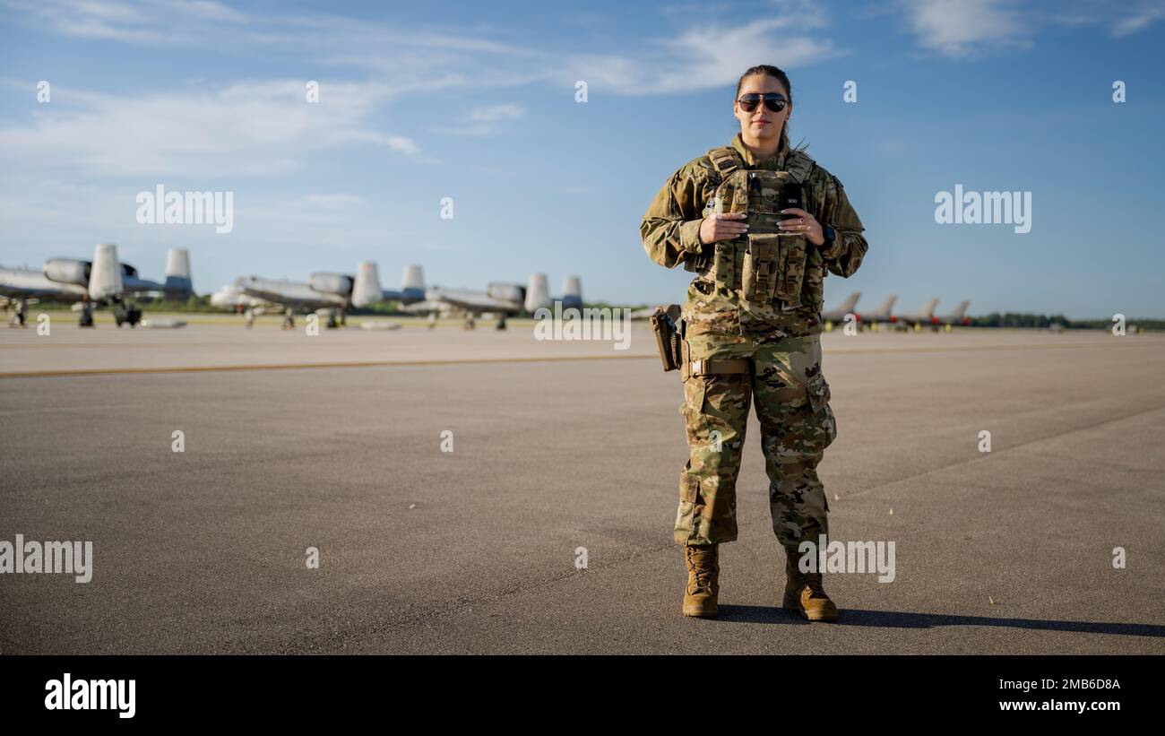 U.S. Air Force Staff Sgt. Jenna Buckley, a Security Forces Airman from ...