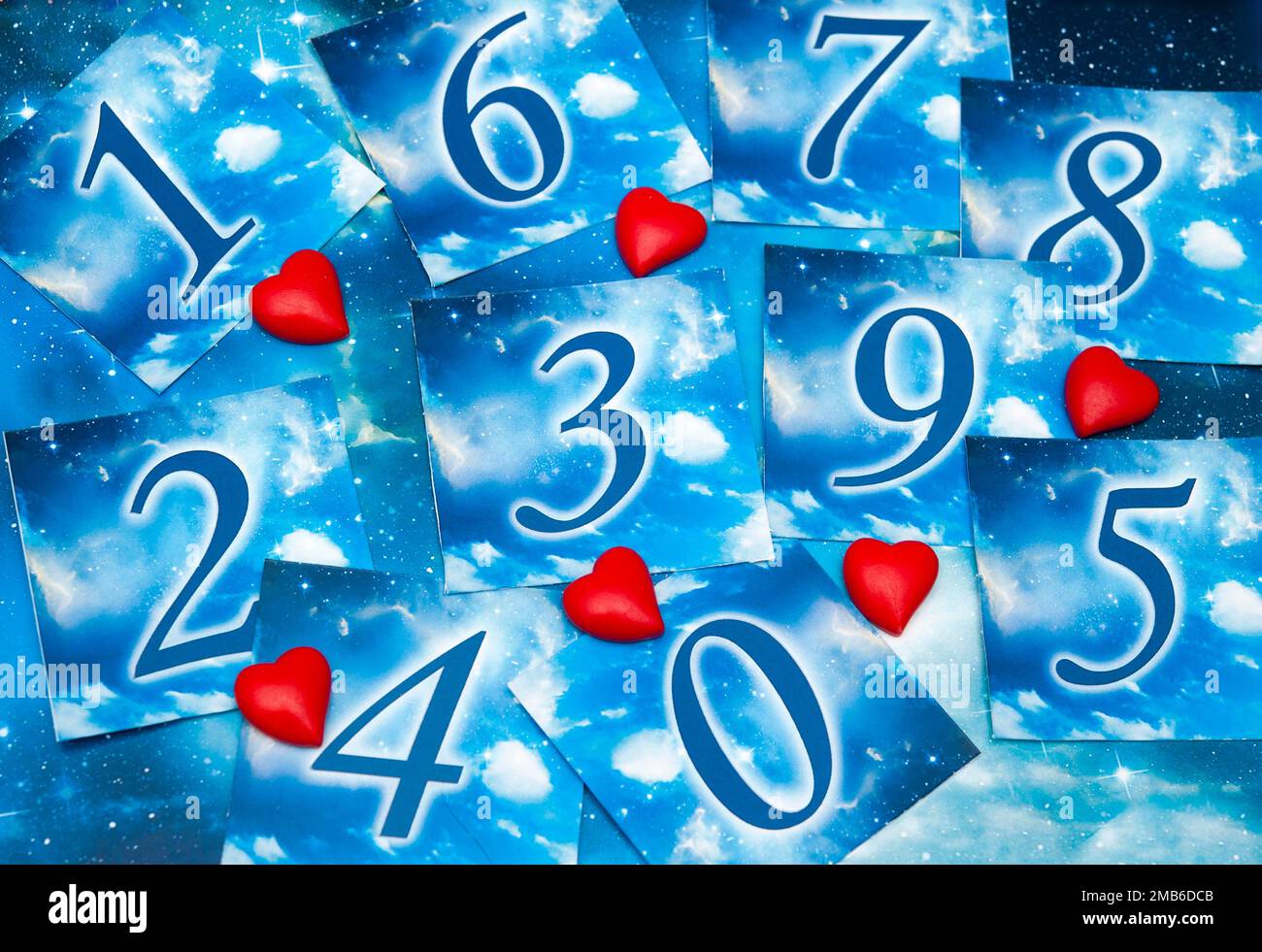 love and numerology Stock Photo - Alamy