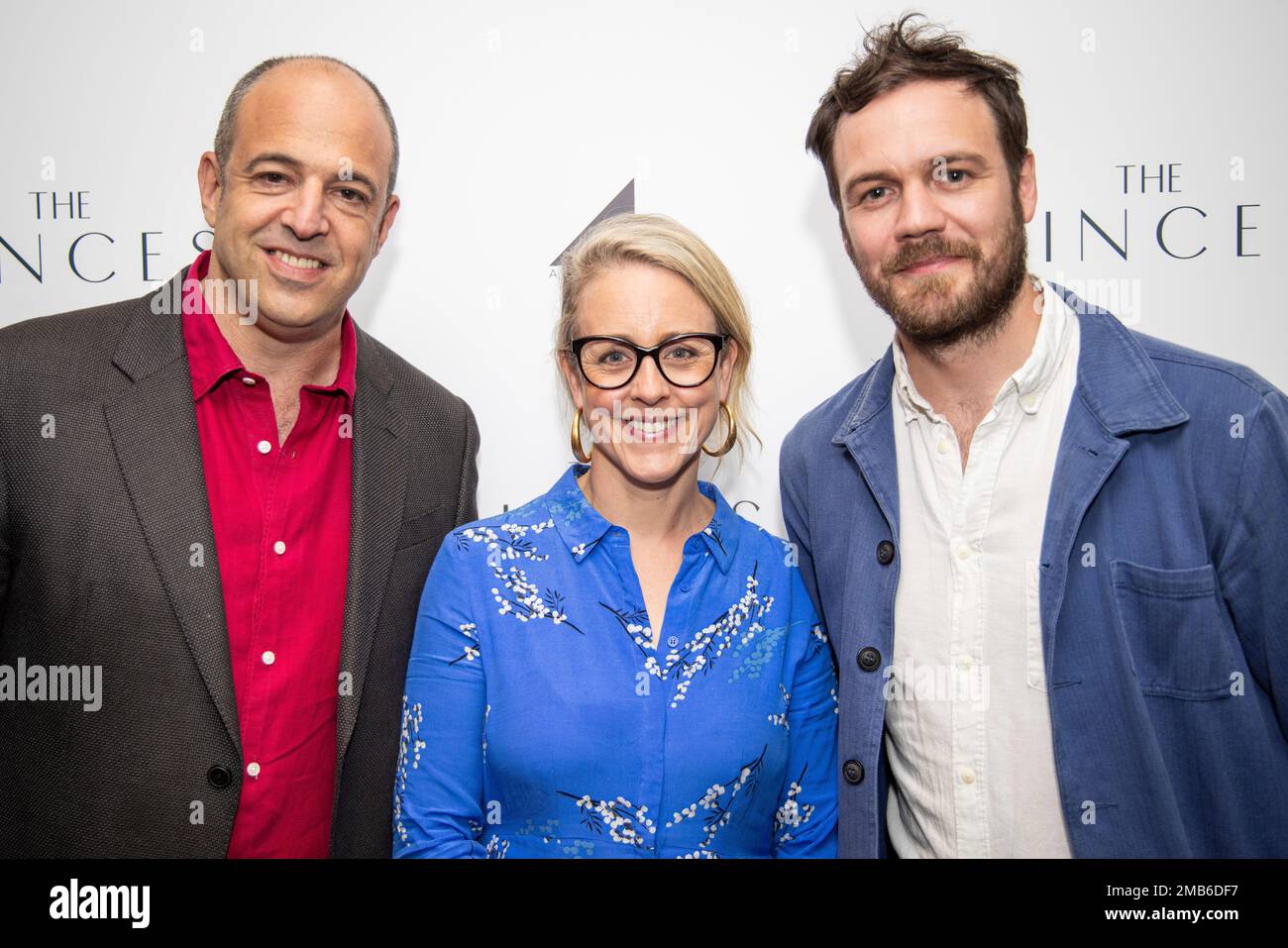 Producer Simon Chinn, from left Nicola Green and Director Ed Perkins ...
