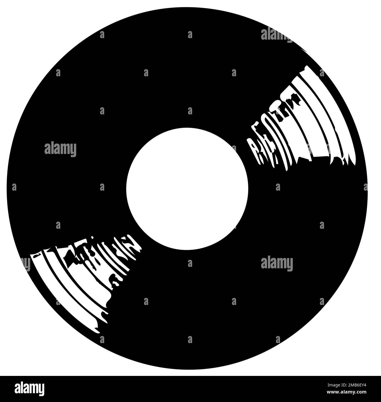 Vintage VINYL record with space for text, retro vinyl record sketch ...