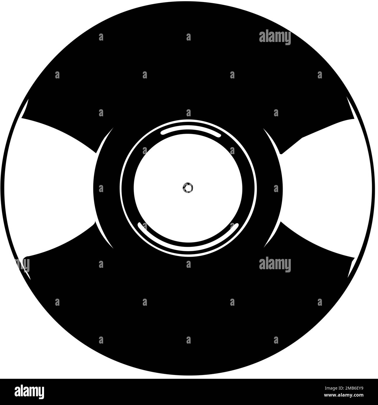 Vinyl record with space for text, retro vinyl record sketch Stock Photo ...