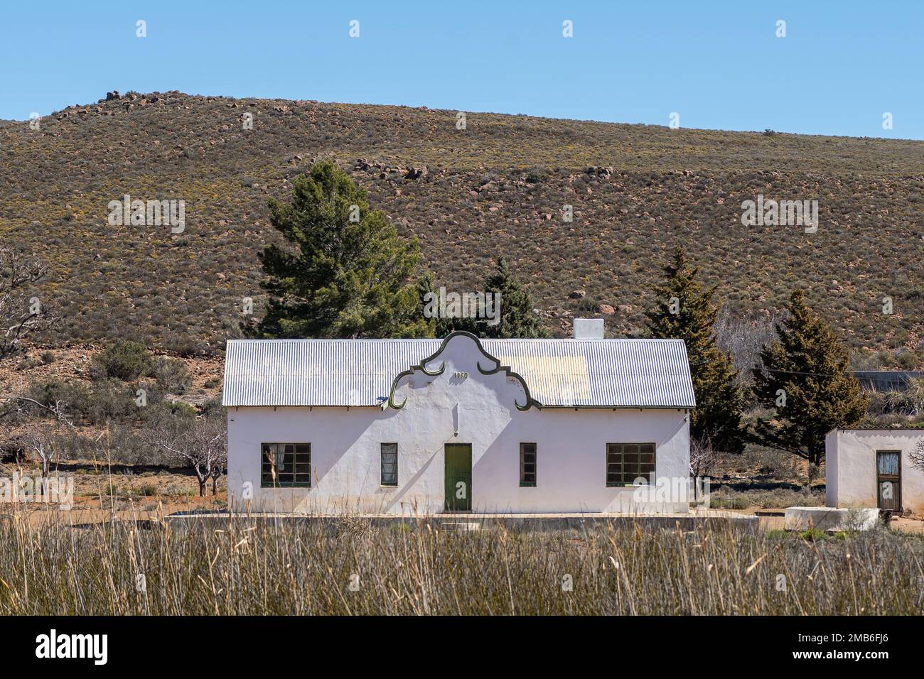SUTHERLAND, SOUTH AFRICA - SEP 3, 2022: Cape Dutch house at ...