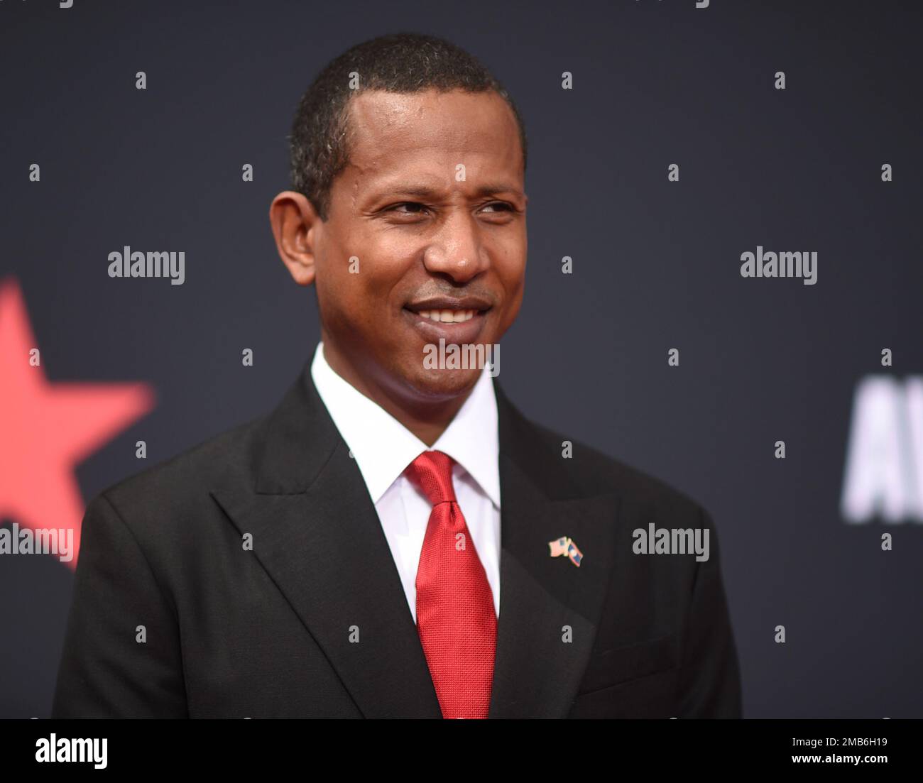 Shyne arrives at the BET Awards on Sunday, June 26, 2022, at the ...