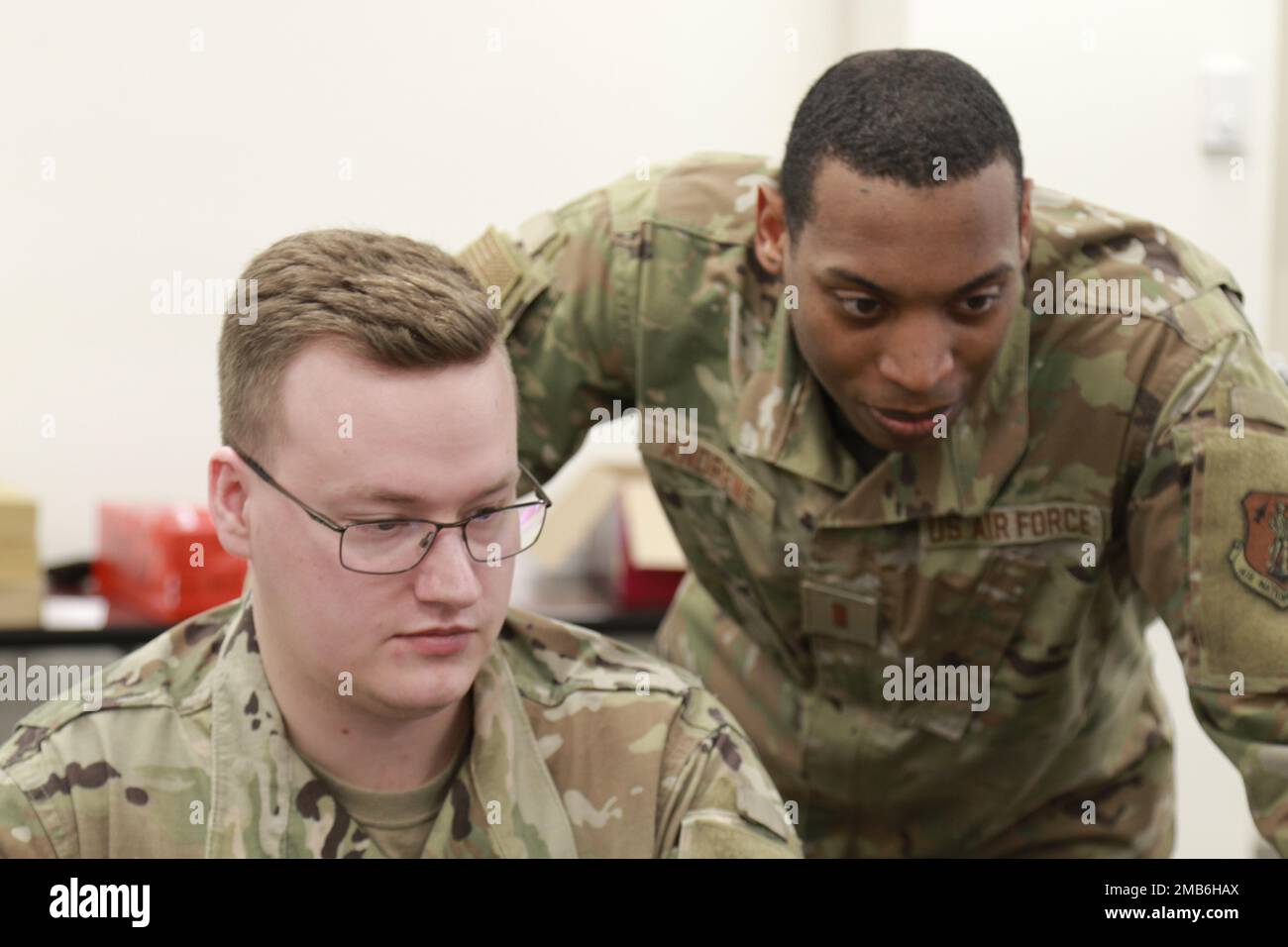 2nd Lt. Andre Andrews from the Alaska Air National Guard Cyber Defense ...