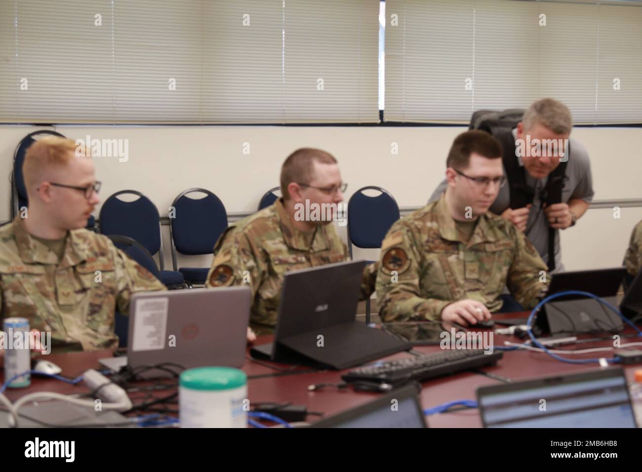 Alaska Air National Guard Cyber Defense Team worked tediously to ensure ...
