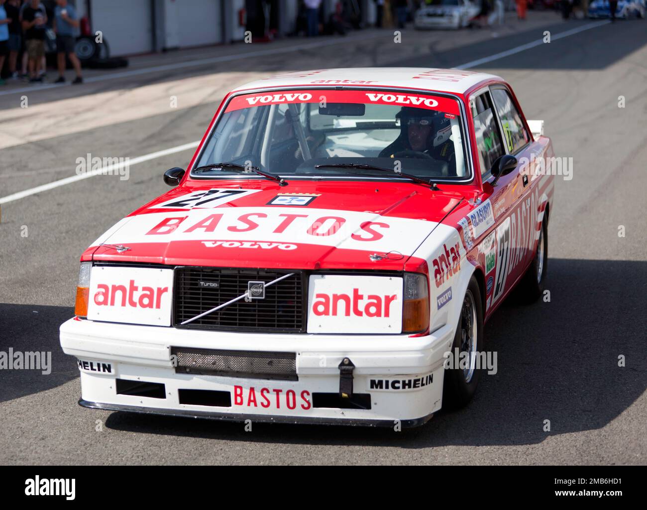 John and James Young's White and Red, 1982, Volvo 242 Turbo, in the ...