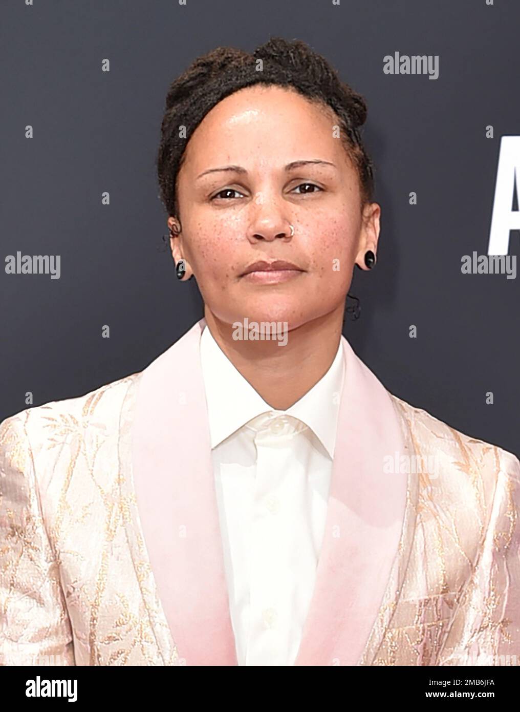 Shylo Shaner arrives at the BET Awards on Sunday, June 26, 2022, at the ...