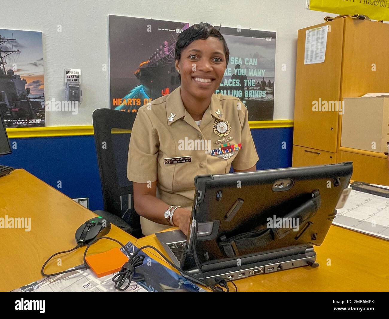 GRAND PRAIRE, Tex. (June 13, 2022) Navy Counselor First Class Ashley ...