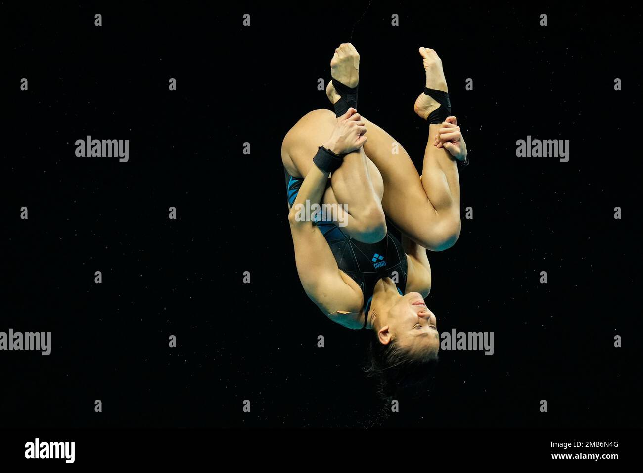 Pandelela Pamg of Malaysia competes during the women's diving 10m ...
