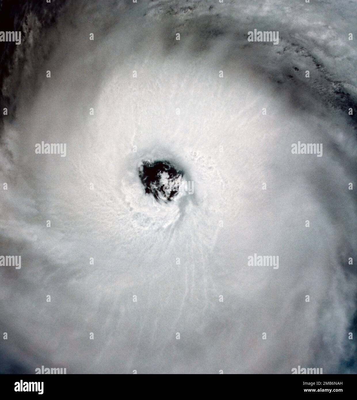 Hurricane Fefa Eye Over Pacific Photographed from Crew of Shuttle ...