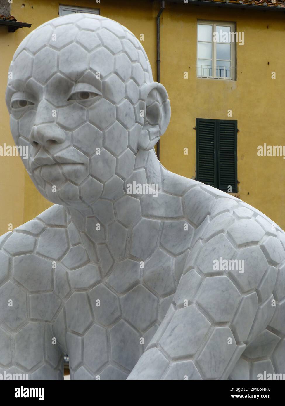 The sculptures of Rabarama in Lucca, Tuscany Stock Photo - Alamy