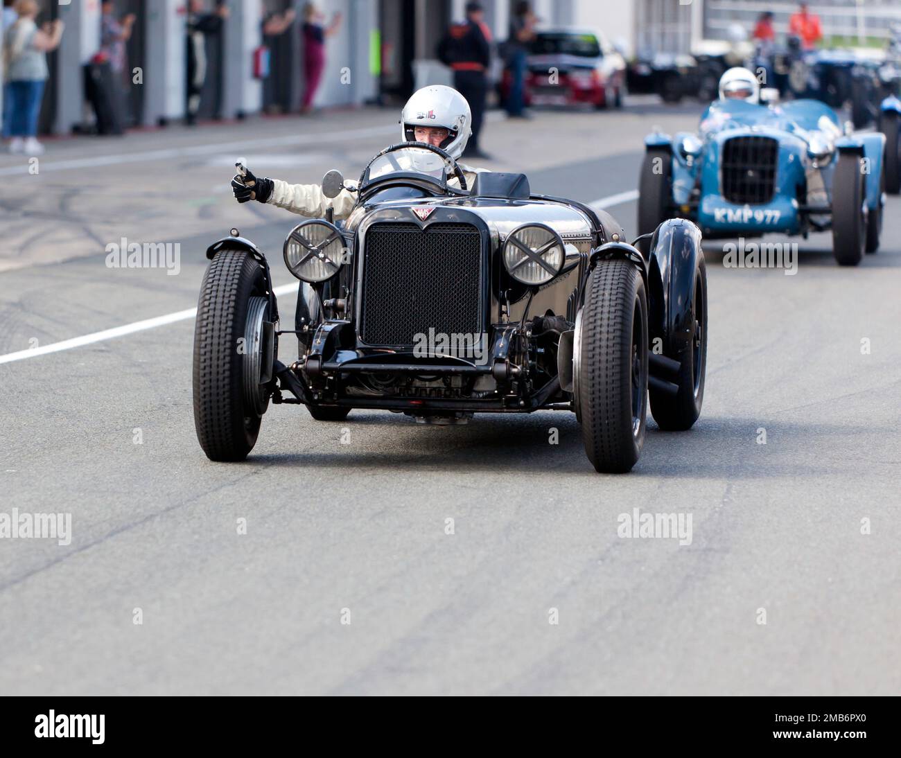 Rudiger Friedrichs', Black, 1932, Alvis Firefly Special, competing in ...